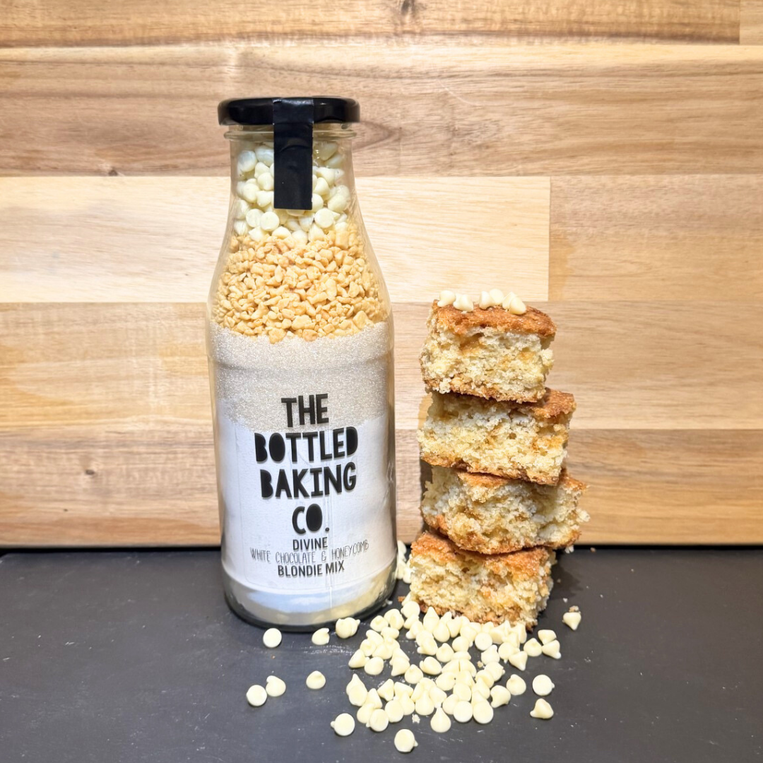 Divine White Chocolate & Honeycomb Blondies 500ml – The Perfect Baking ...